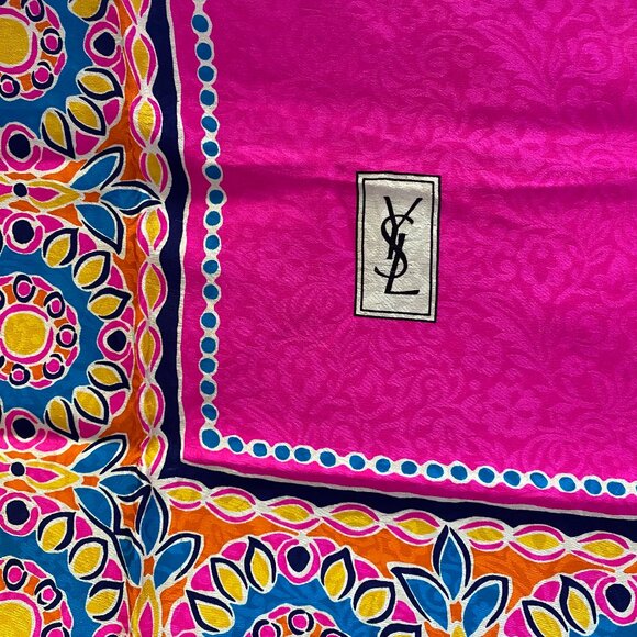 Yves Saint Laurent | Accessories | Ysl Yves Saint Laurent Scarf | Poshmark